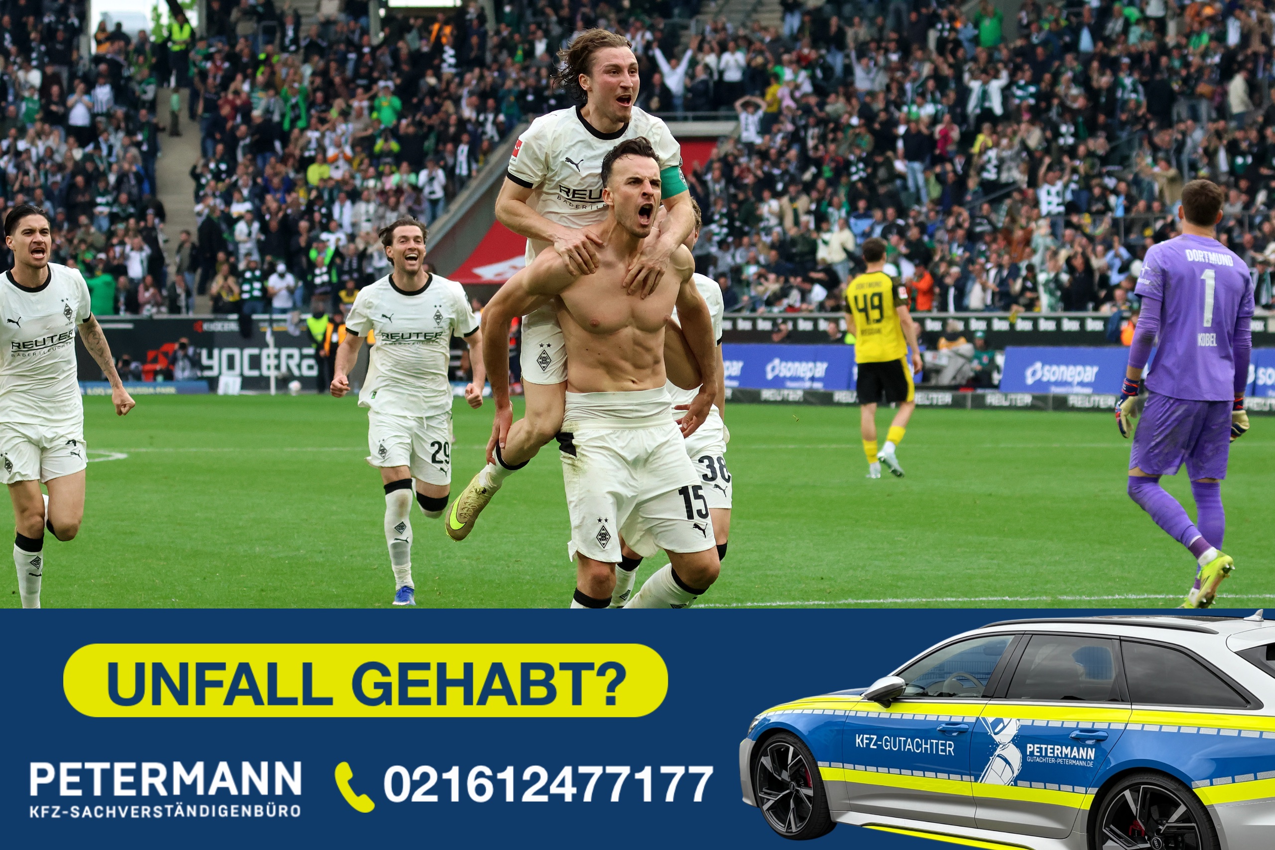 Tabaković sichert Klassenerhalt! Gladbach gewinnt gegen Dortmund ...